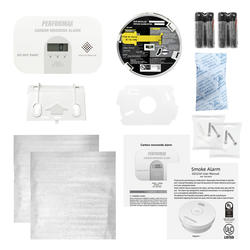 Performax™ 10 Year Sealed Battery Photoelectric Smoke Detector and AA ...