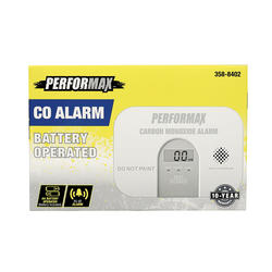 Performax™ AA Battery Electrochemical Carbon Monoxide Detector at Menards®