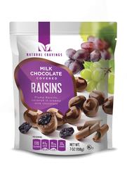 Natural Cravings® Milk Chocolate Covered Raisins - 7 oz at Menards®