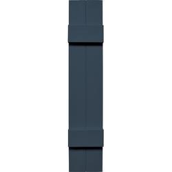 Shutters By Design 7"W Classic Blue Vinyl Board-N-Batten Exterior ...