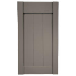 Shutters By Design 14-1/2"W Clay Full Rustic Panel Exterior Vinyl ...