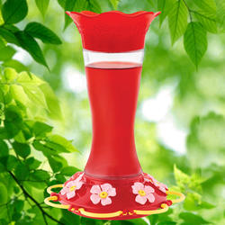 North States™ Wildflower Glass Hummingbird Feeder - 20 oz at Menards®
