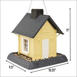 North States™ Plastic Small Yellow Cottage Bird Feeder at Menards®