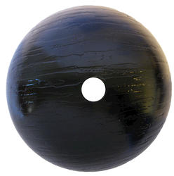 Novatto® Mimetica™ 16-1/2"W Brown/Copper/Black Round Glass Vessel Sink ...