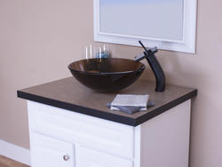 Topia® One-Handle Oil-Rubbed Bronze Vessel Bathroom Sink Faucet at Menards®
