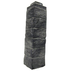 Novik® Onyx Stacked Stone Polymer Corner at Menards®
