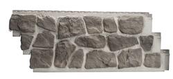 Novik® 19-1/8" x 50" Adirondacks Fieldstone Polymer Siding Panel at ...