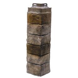 Novik® Saddle Artisan Cut Stone Polymer Siding Corner at Menards®