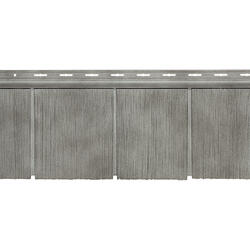 Novik® Single 7" x 8' Basalt Cedar Shake Polymer Siding Panel at Menards®