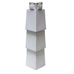 Novik® White Northern Perfection Shake Polymer Siding Corner at Menards®