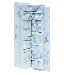 Novik® Grigio Dry Stack Stone Carrara Grigio Polymer Corner at Menards®