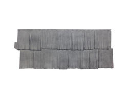 Novik® 18-3/4" x 48-3/8" Basalt Hand-Split Cedar Shake Polymer Siding ...