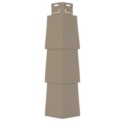 Novik® Khaki Northern Perfection Shake Polymer Siding Corner at Menards®