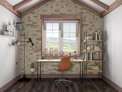 Novik® 20-1/4" x 45" Fossil Artisan Cut Stone Polymer Siding Panel at ...