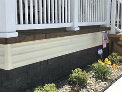 Novik® 20-1/4" x 45-3/8" Onyx Stacked Stone Polymer Siding Panel at ...