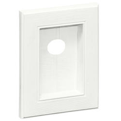 5.9" x 7.6" Snow White Recessed-Split Mounting Block at Menards®