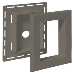 5.9" x 7.6" Sable Brown Recessed-Split Mounting Block at Menards®
