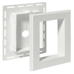5.9" x 7.6" Snow White Recessed-Split Mounting Block at Menards®