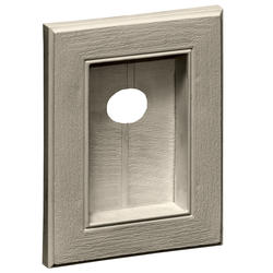 5.9" x 7.6" Khaki Recessed-Split Mounting Block at Menards®