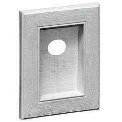 5.9" x 7.6" Heritage Gray Recessed-Split Mounting Block at Menards®