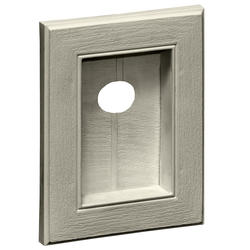 5.9" x 7.6" Cypress Recessed-Split Mounting Block at Menards®