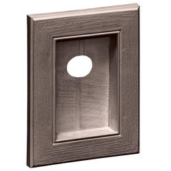 5.9" x 7.6" Brownstone Recessed-Split Mounting Block at Menards®