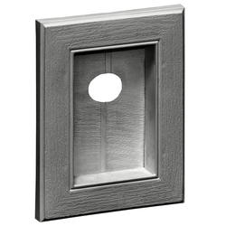 5.9" x 7.6" Charcoal Vinyl Recessed-Split Mounting Block at Menards®