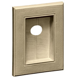 5.9" x 7.6" Buckskin Recessed-Split Mounting Block at Menards®