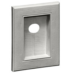 5.9" x 7.6" Granite Gray Recessed-Split Mounting Block at Menards®