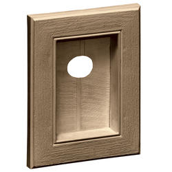 5.9" x 7.6" Mountain Cedar Recessed-Split Mounting Block at Menards®