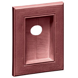 5.9" x 7.6" Brite Red Recessed-Split Mounting Block at Menards®