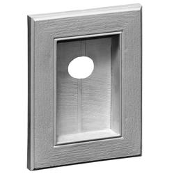 5.9" x 7.6" Light Gray Recessed-Split Mounting Block at Menards®