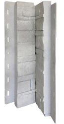 Novik® Limestone Dry Stack Stone Polymer Corner at Menards®