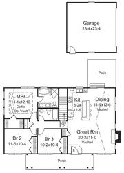 H121D-0025 - The Sydney - Building Plans Only at Menards®