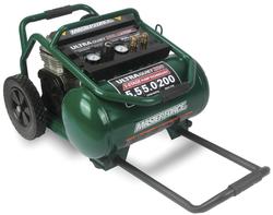 Masterforce® 2-Stage 5.5-Gallon Ultra-Quiet 200 PSI Portable Horizontal ...