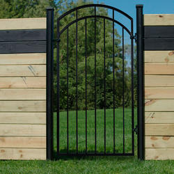 Nuvo Iron™ 33"W x 68" H Steel Arch Gate at Menards®