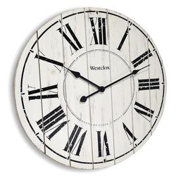 Westclox® 18" Whitewash Plank Wall Clock at Menards®