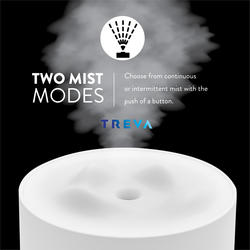Treva® Rechargeable Portable Humidifier with Nightlight - 100 sq. ft ...
