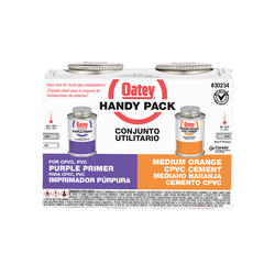 Oatey® CPVC Orange Cement and Purple Primer Handy Pack - 4 oz. at Menards®