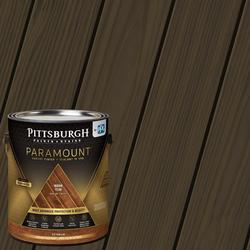 Pittsburgh Paints & Stains® Paramount® Satin Semi-Transparent Dark Bark ...