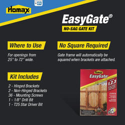 Homax® Easy Gate Bracket Kit at Menards®