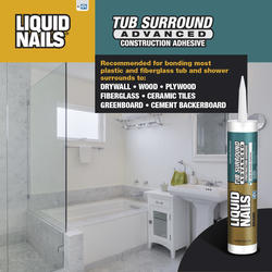 LIQUID NAILS® White Tub Surround Advanced Construction Adhesive - 9 oz ...