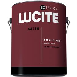 Lucite® Exterior Satin White Acrylic Latex Paint - 1 gal. at Menards®