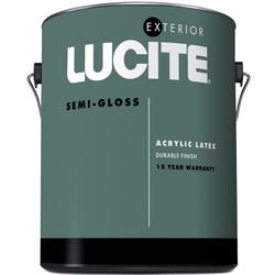 Lucite® Exterior Semi-Gloss White Acrylic Latex Paint - 1 gal. at Menards®