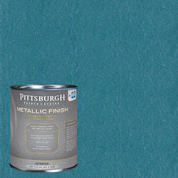 Pittsburgh Paints & Stains® Metallic Finish Interior Satin Aqua Essence ...