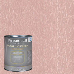 Pittsburgh Paints & Stains® Metallic Finish Interior Satin Pink Blink ...