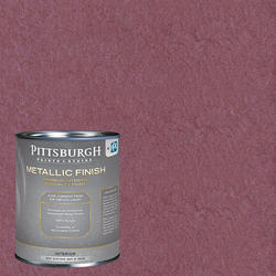 Pittsburgh Paints & Stains® Metallic Finish Interior Satin Pink Smolder ...
