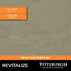 Pittsburgh Paints & Stains® Revitalize® Heritage Gray Heavy-Moderate ...