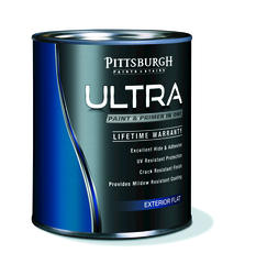 Pittsburgh Paints & Stains® Ultra Exterior Flat White Latex Paint ...