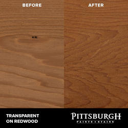 Pittsburgh Paints & Stains® Ultra Advanced Clear Low-VOC Acrylic Oil ...